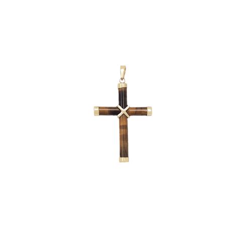Jade Brassard Cross Pendant 14k Popular J
