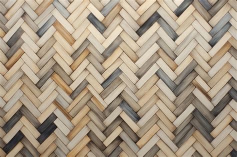 Premium Ai Image A Woven Wall With A Geometric Design