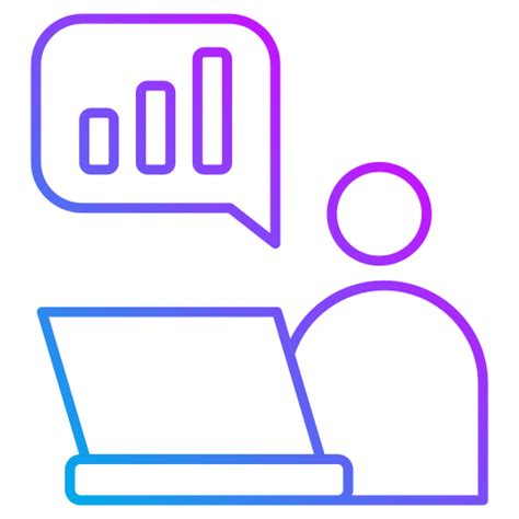 Analyst Generic Gradient Outline Icon