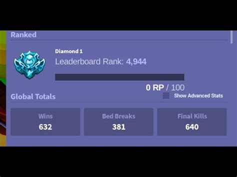 I Finally Got Diamond In Rank Roblox Bedwars Youtube
