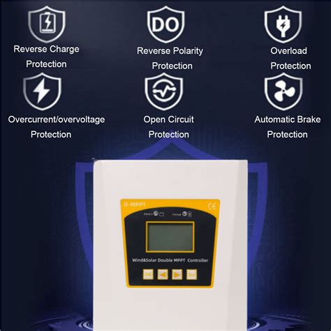2400w Wind Power Charge Controller For Solar Hybrid Systems