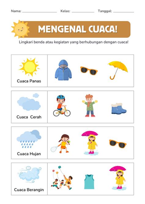 Gratis Desain Contoh Cuaca Canva