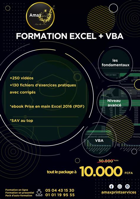 Formation Excel Et Vba Afrikannonces