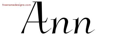 Elegant Name Tattoo Designs Ann Free Graphic Free Name Designs