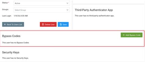 Announcing Bypass Codes