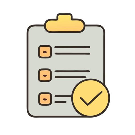 Marks List Icon Colored Outline Premium AI Generated Vector