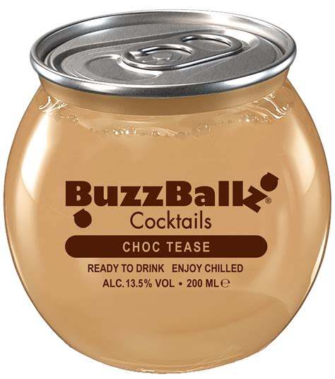 Buzzballz Choc Tease Cocktail 3x200ml Threshers Liqueur Threshers