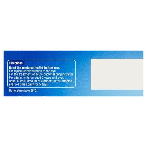 Optrex Infected Eye Bacterial Conjunctivitis Ointment Health Superdrug