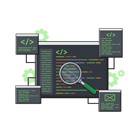Source Code Analysis Vectors And Illustrations For Free Download Freepik