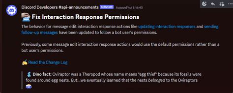 Interaction Follow Ups Arent Using Bot Permissions · Issue 5279 · Discorddiscord Api Docs