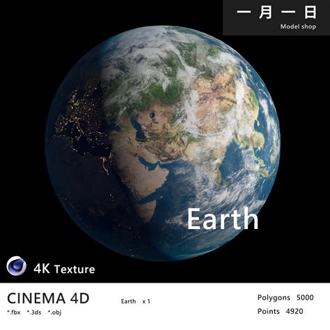 Artstation Realistic Planet Earth Game Assets