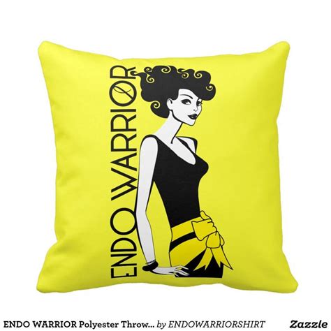 Endo Warrior Polyester Throw Pillow 16 X 16 Throw Pillows Pillows