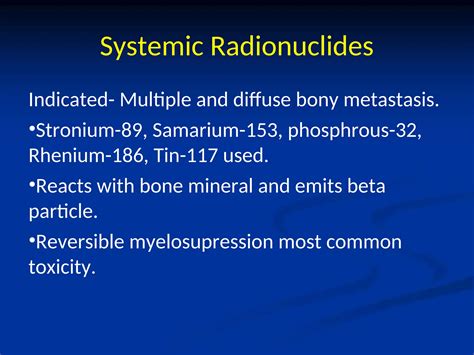 Bone Secondariesppt Treatment Ana Various Ppt