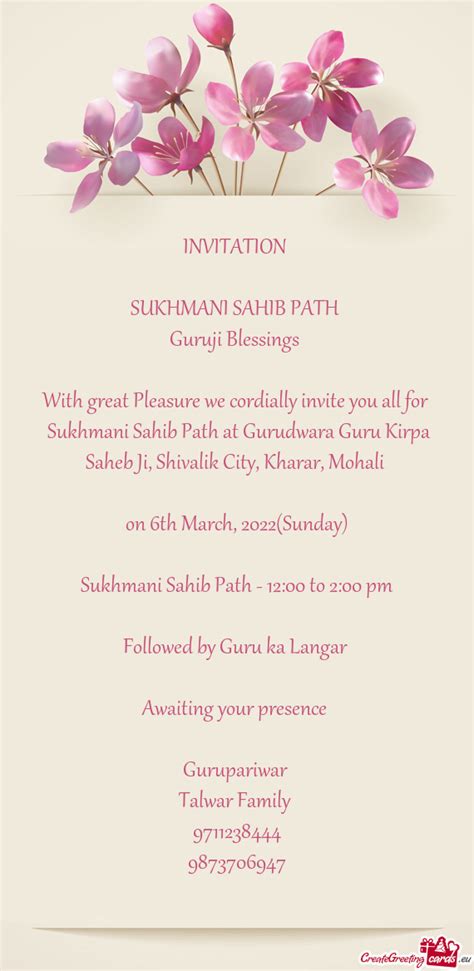 Sukhmani Sahib Path At Gurudwara Guru Kirpa Saheb Ji Shivalik City
