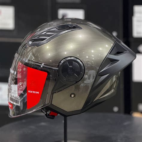 Ls2 Of616 Airflow 2 Helmet For Motorcycle Half Face Single Visor