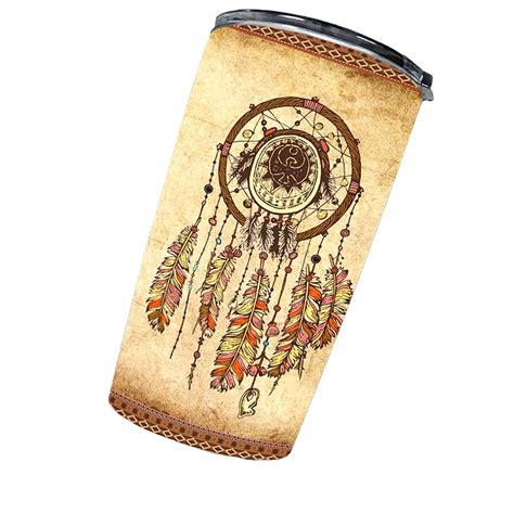 Dreamcatcher American 20oz Tumbler Native Art T Famvana