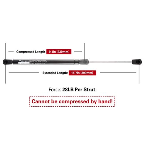 C16 08941 16 28lbs127n Gas Shock Strut For Leer Are