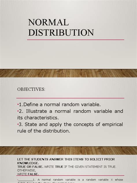 Normal Distribution Pdf Normal Distribution Standard Deviation