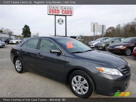 Magnetic Gray Metallic 2010 Toyota Camry Le Ash Gray Interior