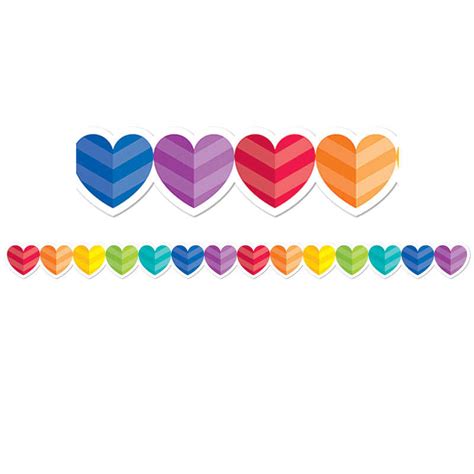 Teachersparadise Creative Teaching Press® Rainbow Hearts Border 35
