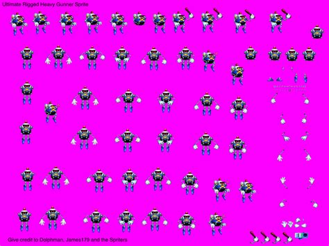Ultimate Rigged Heavy Gunner Sprite By Kronickritter On Deviantart