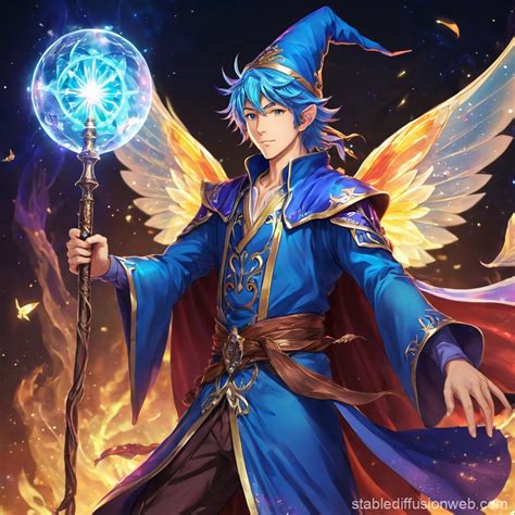 Dnd Male Fairy Wizard Stable Diffusion Online