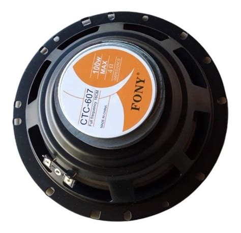 Parlante Fony 6 5 Pulgadas 100 Watts Mv Electrorepuestos