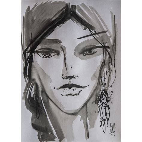 Купить картину В серёжках в Москве от художника Лиана Ни