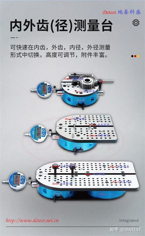 内齿轮花键外齿花键在线测量棒间距跨棒距齿形齿象检测仪diatest 知乎