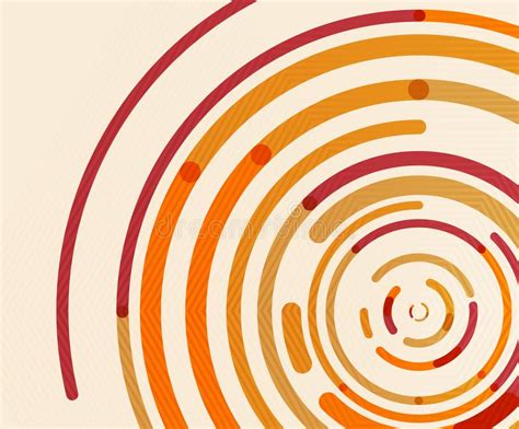 Circular Lines Circles Geometric Abstract Background Stock Vector Illustration Of Concept