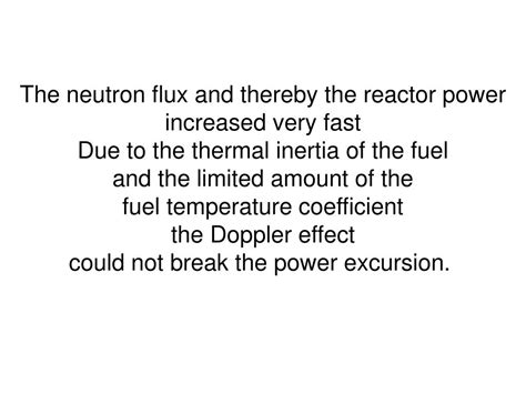 Ppt Solving The Reactor Kinetics Equations Numerically Enables To Reproduce The Initial Phase