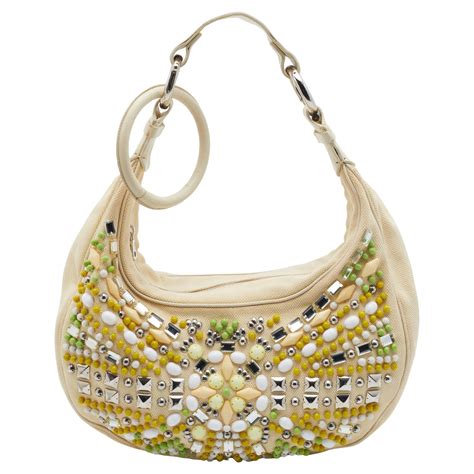 Chloe Metallic Dark Beige Leather Medium Marcie Satchel At 1stdibs