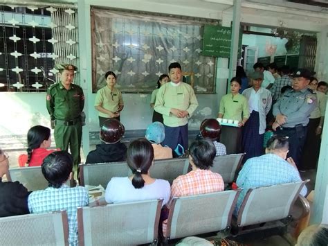 ဓနုဖြူမြို့နယ်တွင် အငြိမ်းစားဝန်ထမ်းများအား ကျန်းမာရေးစောင့်ရှောက်ခြင