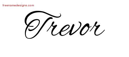 Trevor Archives Free Name Designs