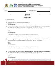 BIO 30 Exercise 7 Pdf GENETICS AND MOLECULAR BIOLOGY DIVISION Institute Of Biological Sciences