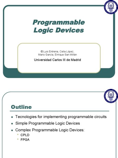 Unit09programmable Logic Devices English Pdf Field Programmable Gate Array Logic Gate