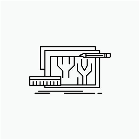 Architettura Planimetria Circuito Design Ingegneria Linea Icona