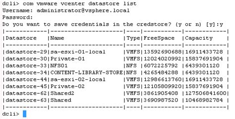 just one more esxi guy the d c l i datacenter cli