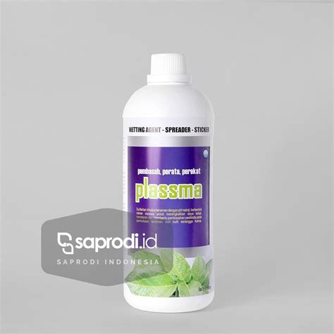 Agropilar Surfaktan Pembasah Perata Perekat Plassma 1 Liter Saprodi