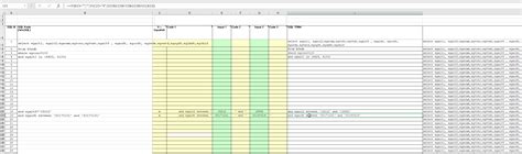 [sql server] make interval into constants for a sheet made in vba excel