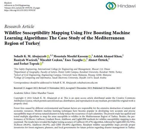 Moustafa Kassem On Linkedin Machinelearning Fireprotection Xgboost