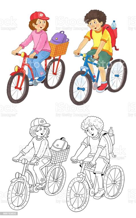 교통입니다 착 색 페이지입니다 어린이 위한 그림입니다 귀 엽 고 재미 있는 만화 캐릭터 거리에 대한 스톡 벡터 아트 및 기타 이미지 Istock