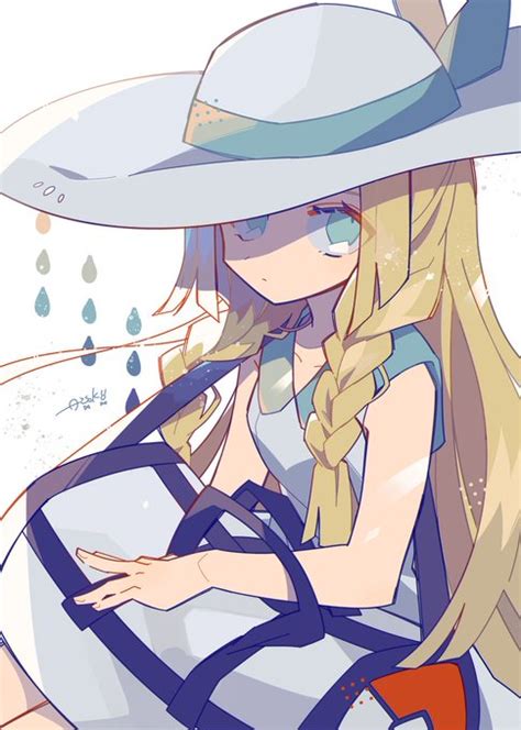 「lillie Pokemon Long Hair」fan Artpopular