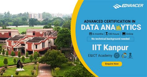 Edvancer On Linkedin Data Analytics Course Iit Kanpur Advanced