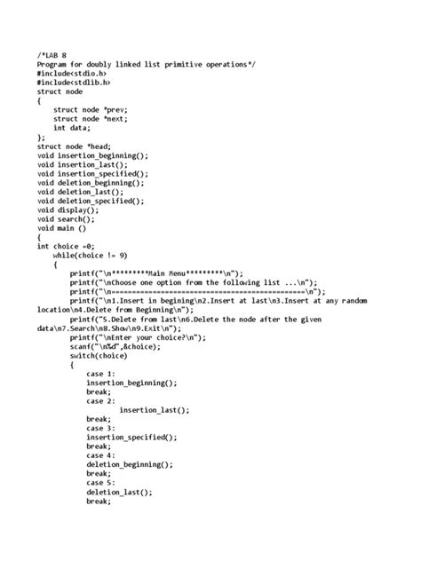 Lab 8 Pdf Computer Engineering Computer Programming