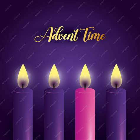Premium Vector Advent Time Premium Vector Advent Time