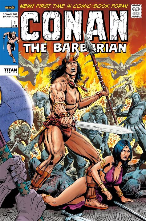 Conan The Barbarian 1 Zircher Retro Cover Fresh Comics