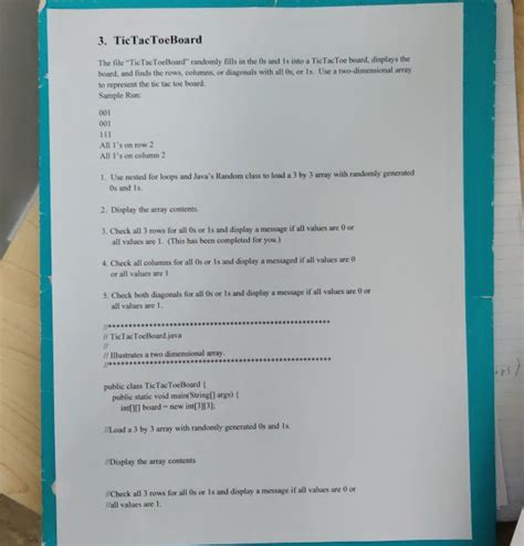 Solved Chapter 7 Arrays Lab 7 Part 2 Name 1 Command Line
