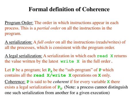 ppt shared memory consistency of shared variables powerpoint