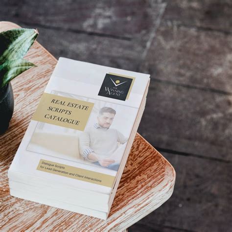 Real Estate Scripts Catalogue Printable Realtor Template Listing